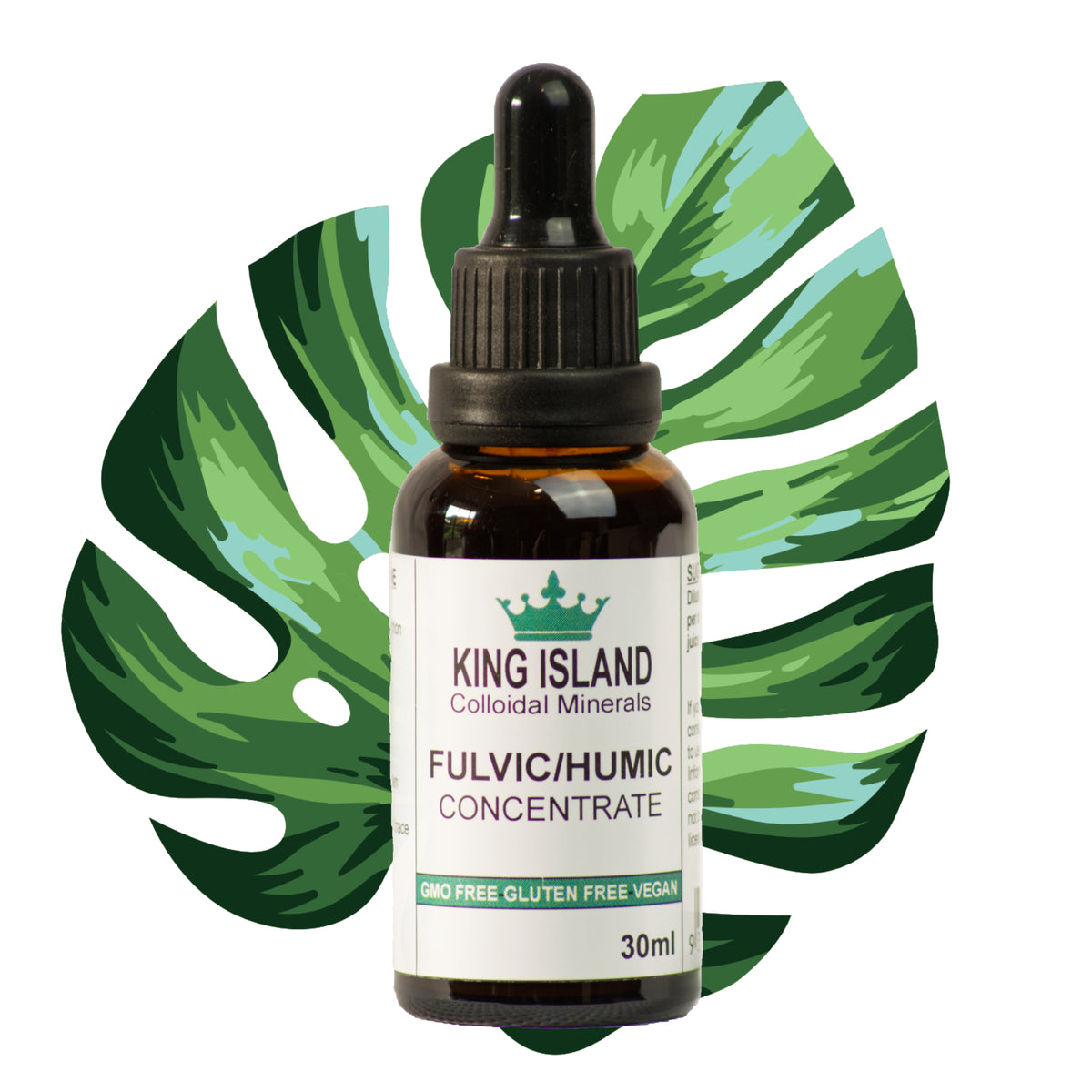 King Island Colloidal Minerals Fulvic/Humic Concentrate 30ml – thenutbank