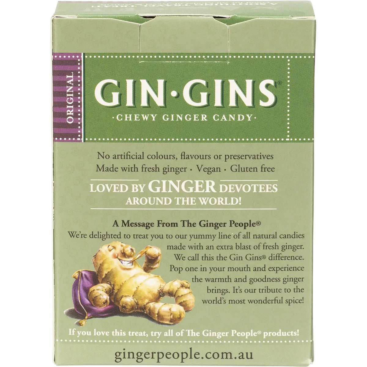 The Ginger People Gin Gins Ginger Candy Chewy Original 84g – thenutbank