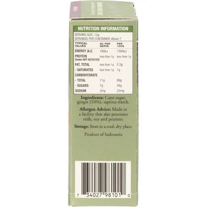 The Ginger People Gin Gins Ginger Candy Chewy Original 84g – thenutbank