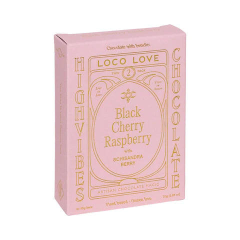 Loco Love Black Cherry & Raspberry With Schisandra Berry Twin Pack 70g ...