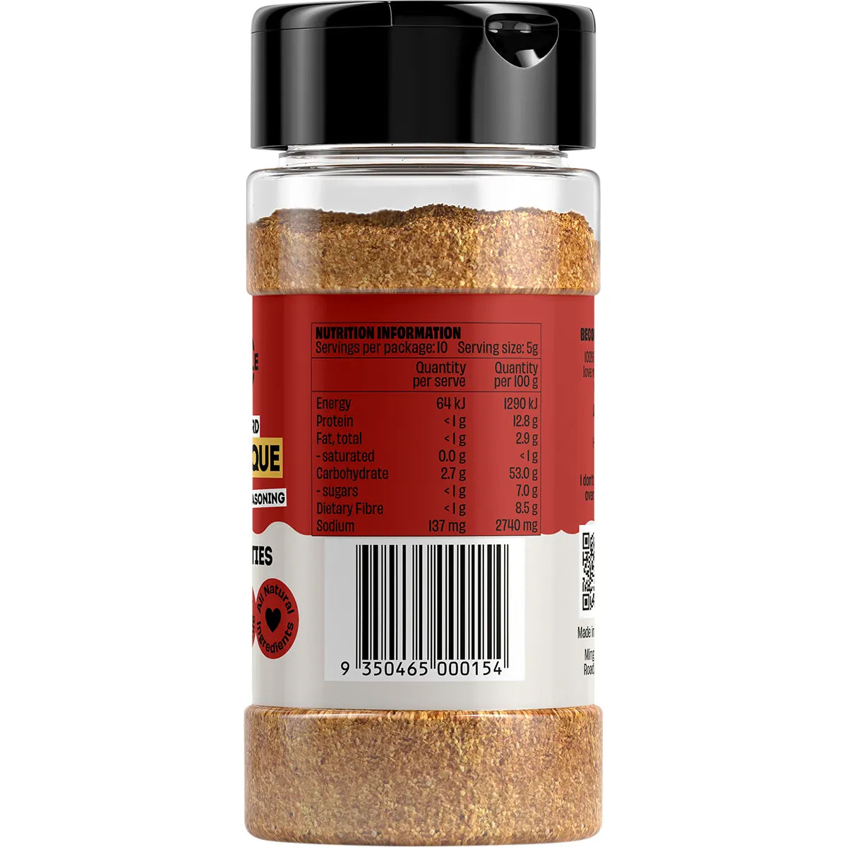 Mingle All Natural Seasoning Blend Backyard BBQ 50g – thenutbank