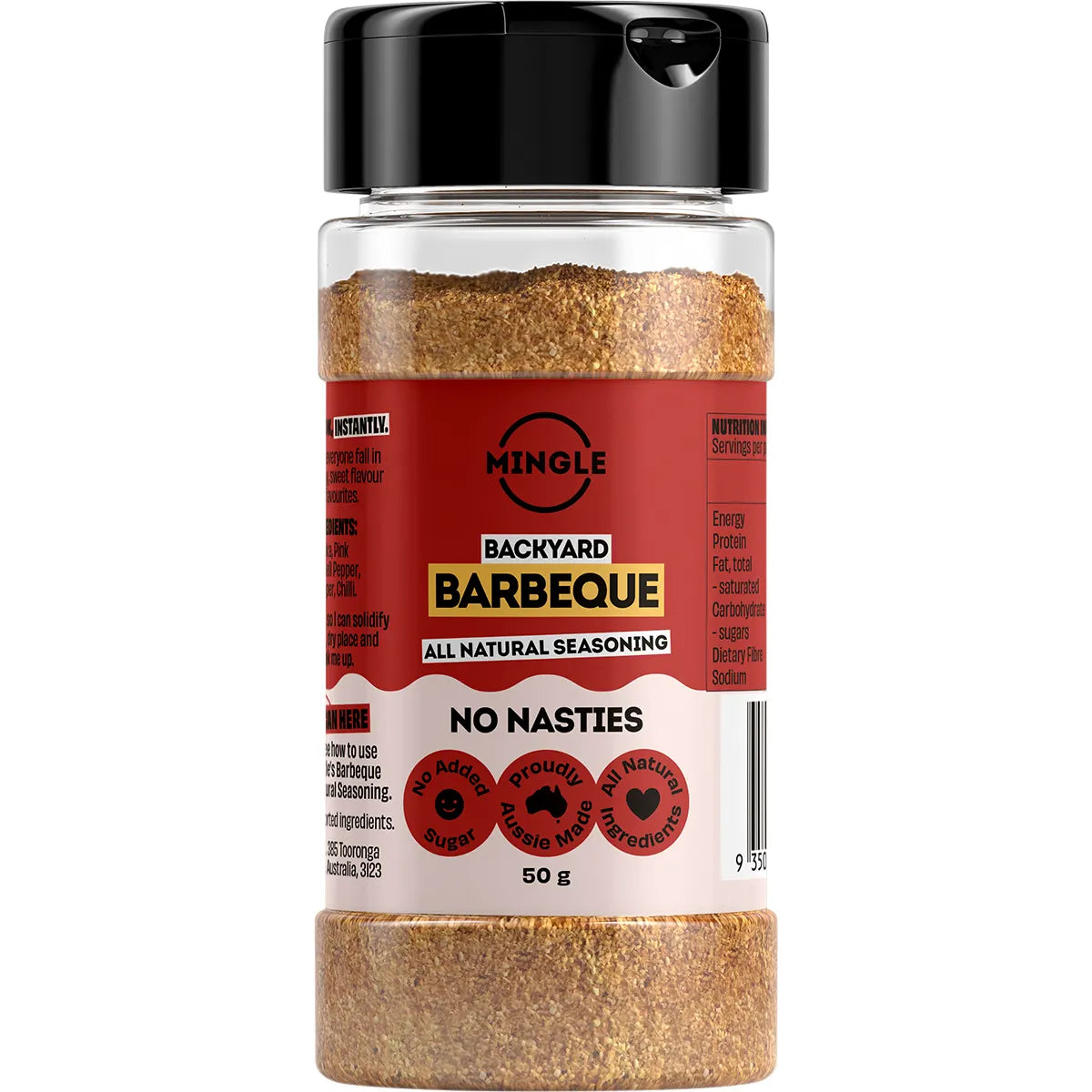 Mingle All Natural Seasoning Blend Backyard BBQ 50g – thenutbank