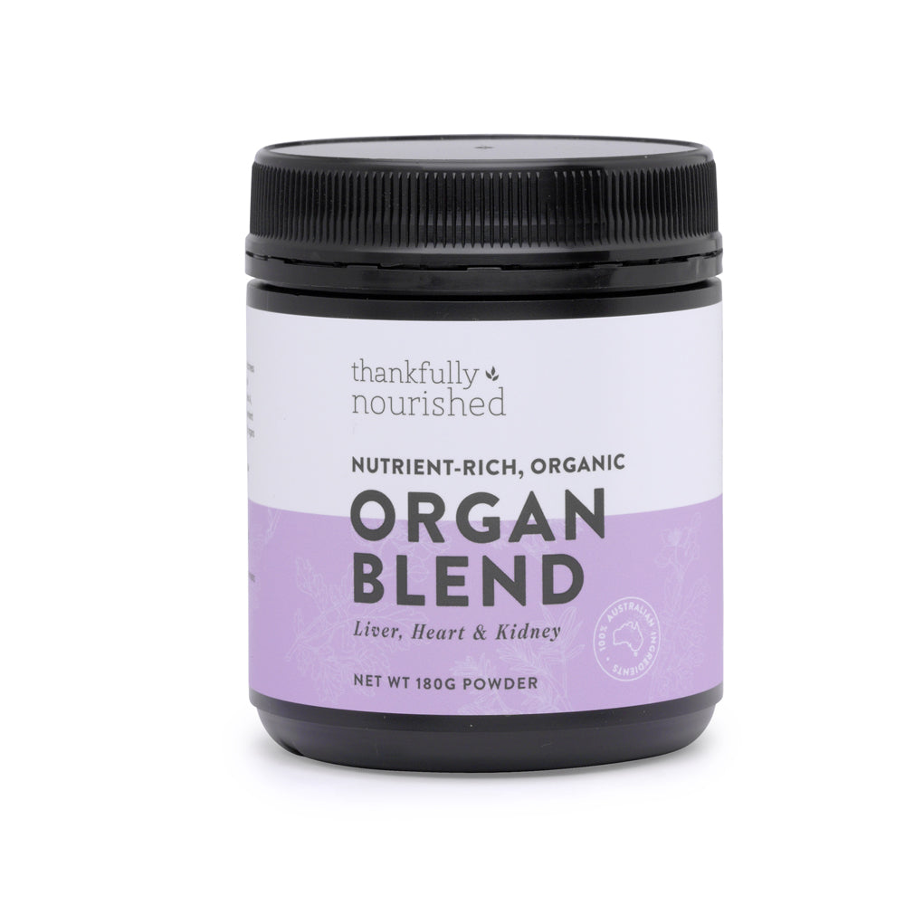 Thankfully Nourished Australian Organic Organ Blend 180g – thenutbank