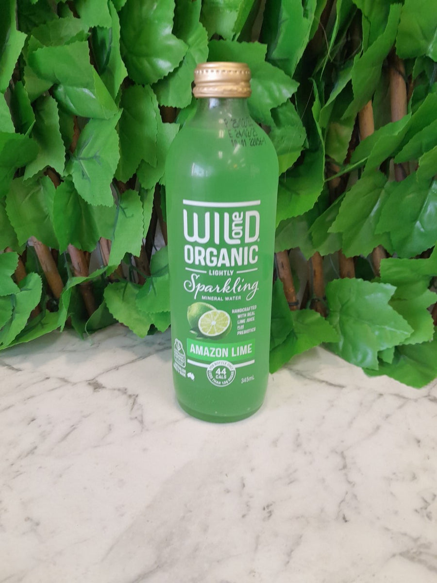 Wild One Sparkling Water Amazon Lime 345ml – thenutbank